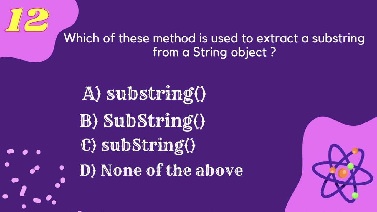 Quiz on String Class in Java