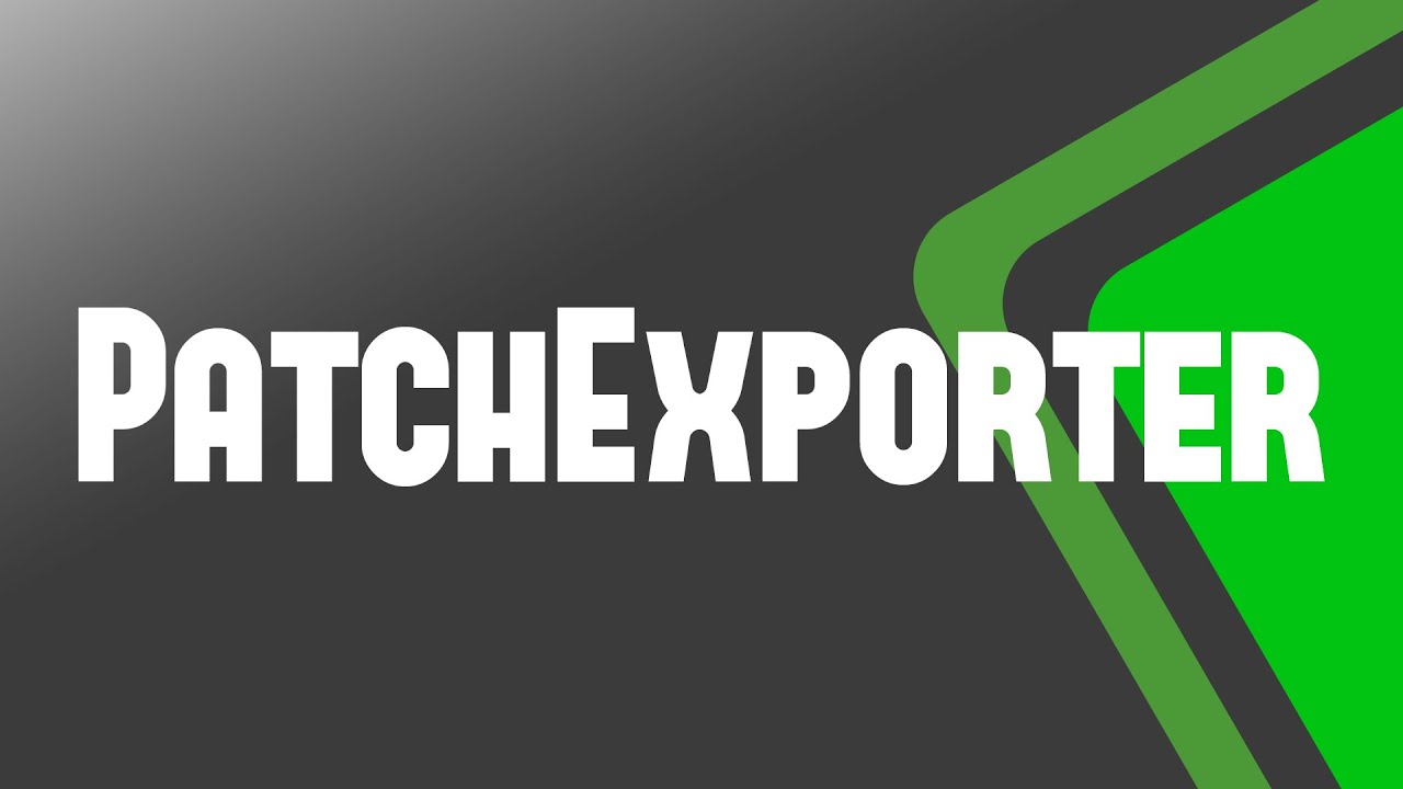 MA Tools: Patch Exporter - PDF Report