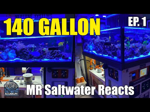 TANK BUILD - 140 GALLON Neptune Systems Peninsula w/Display Sump & Fuge - Mr SWT Reacts