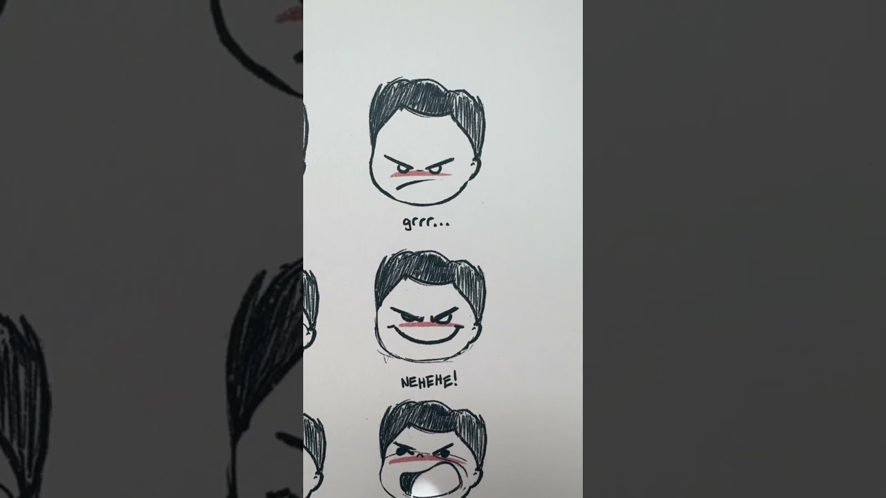Drawing reference - angry faces