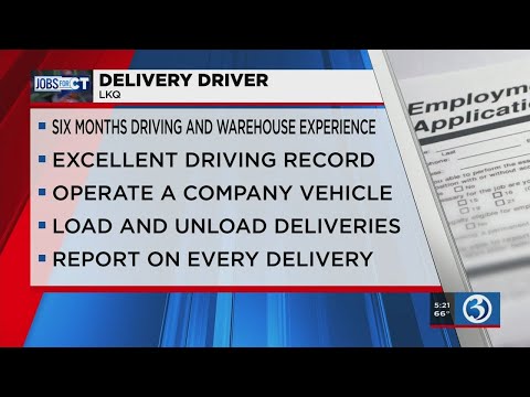 JOBS FOR CT: Delivery driver