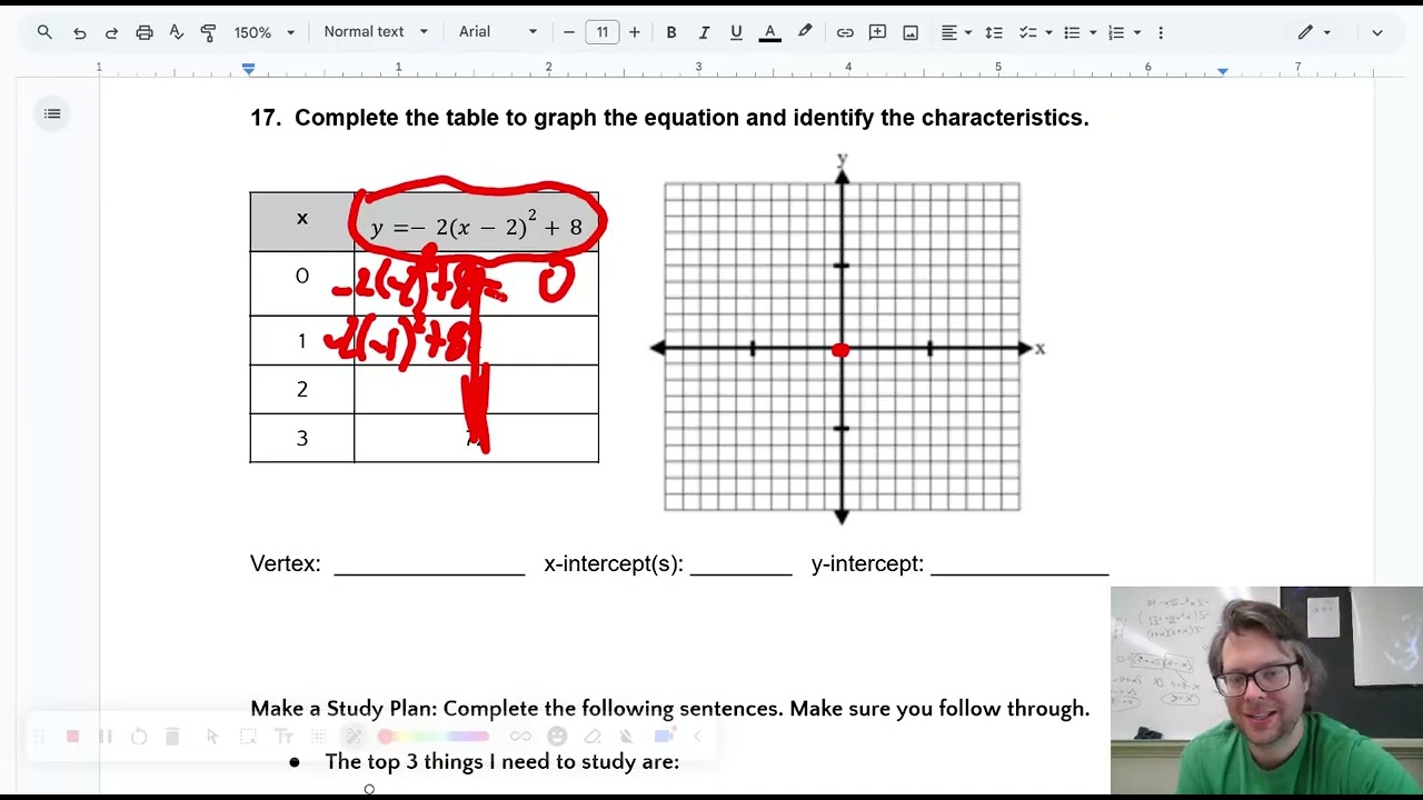 Algebra 1 Review Page 6