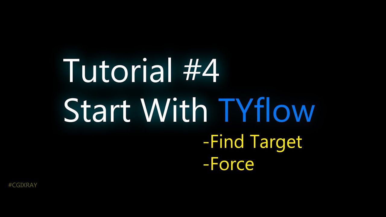 Beginner 3ds max Tutorial 4 Tyflow