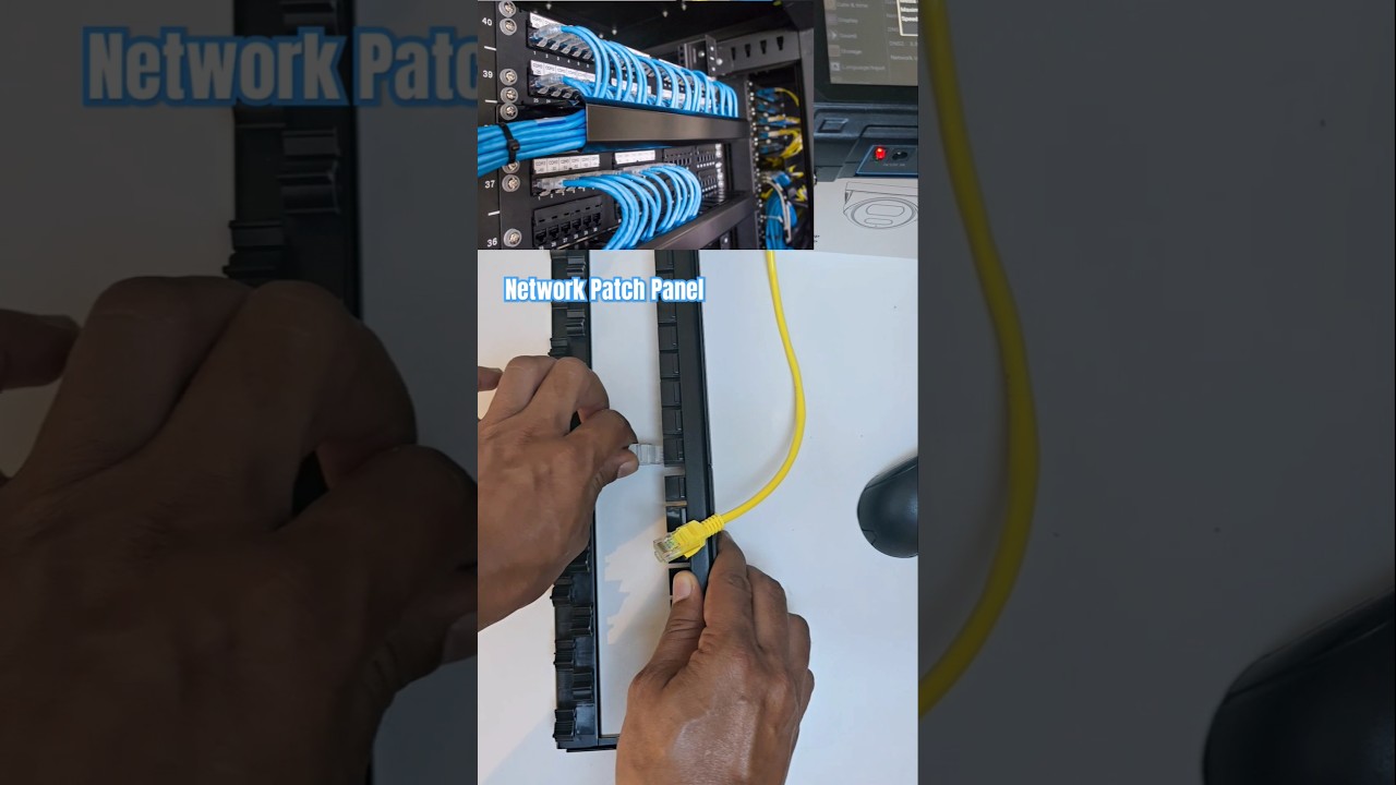 Inline Network Patch Panel for easy installation! 🛠️ #network #installation #home #office
