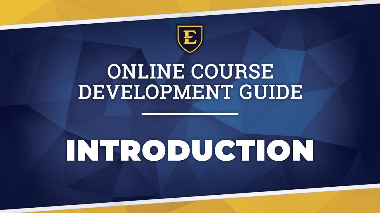 Welcome to the Interactive {Online} Course Development Resource Guide