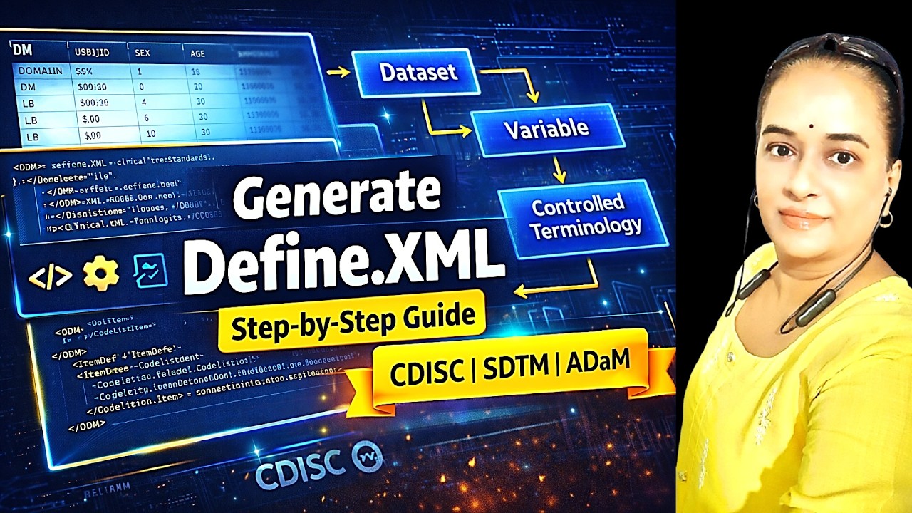 63 - Generate Define.XML Step by Step Guide | Theory |