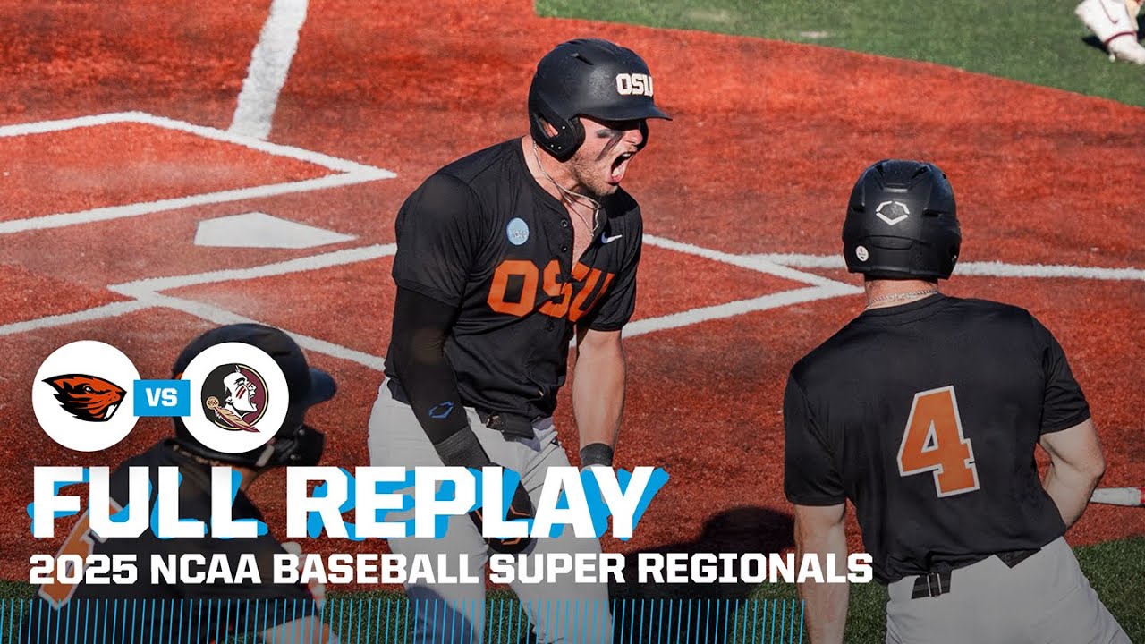 Oregon State vs. Florida State: 2025 NCAA baseball super regionals Game 1 | FULL REPLAY