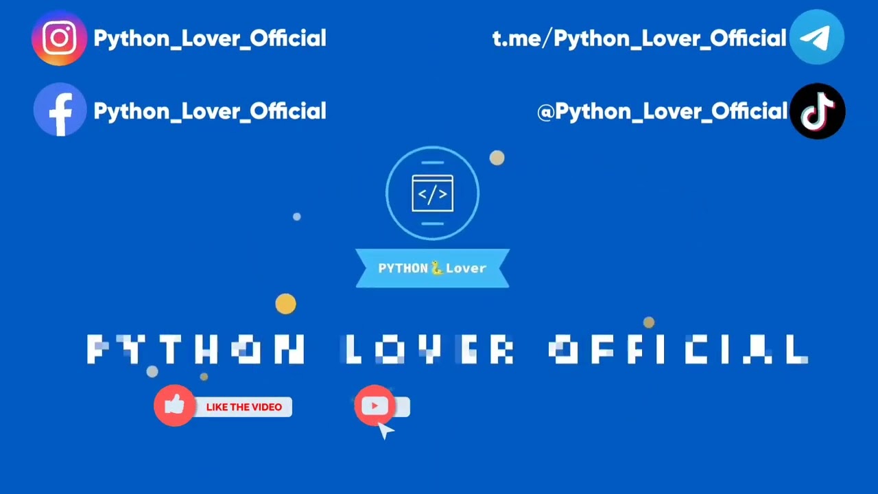 Python Lover Official Intro
