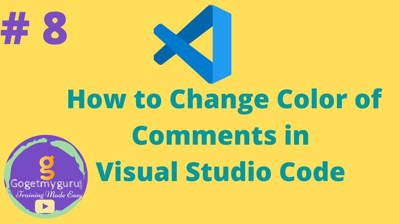 How to Change Color of Comments in Visual Studio Code | # 8