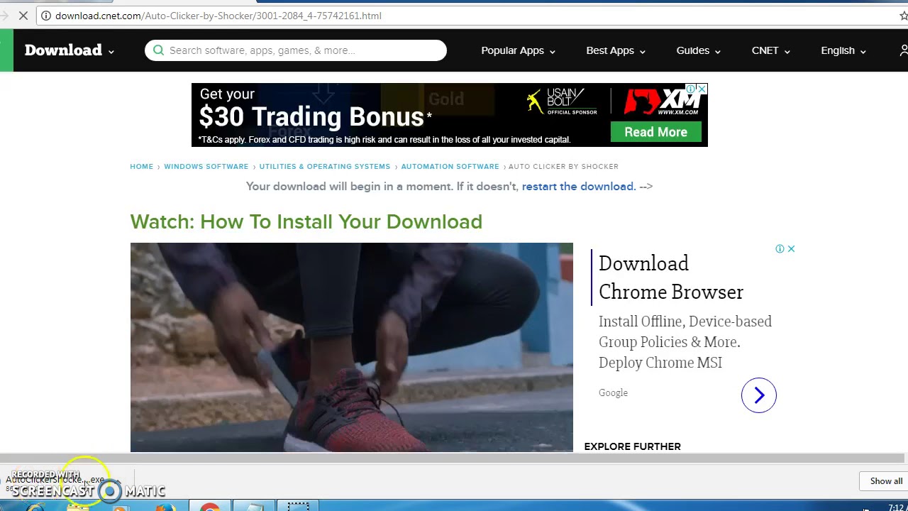How To DownLoad AuTo Clicker By Shocker