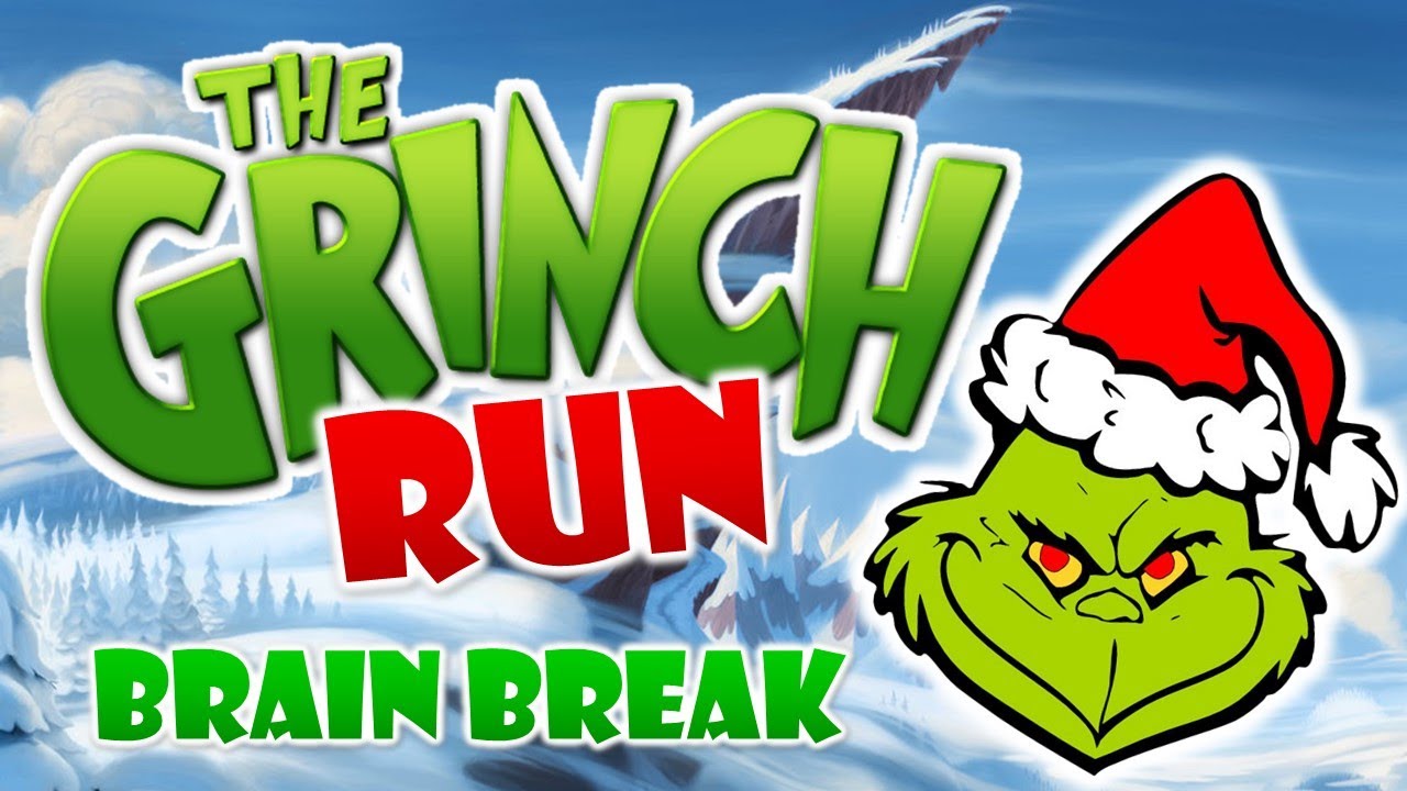 The Grinch Run - Winter and Christmas Brain Break and movement activity  ( GoNoodle Inspired )