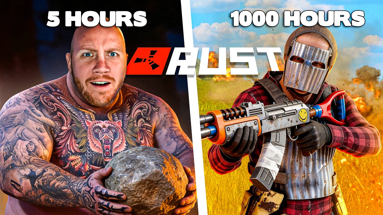 5 HOURS VS 1000 HOURS IN RUST