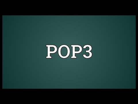 POP3 Meaning