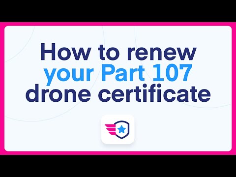 How to renew your Part 107 remote pilot certificate