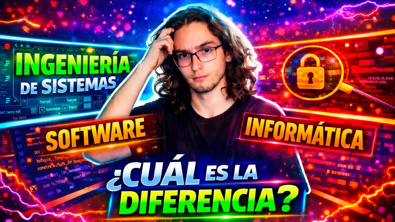 💻 ¿CUÁL es la DIFERENCIA ENTRE INGENIERÍA de SISTEMAS - SOFTWARE - INFORMÁTICA? 💻