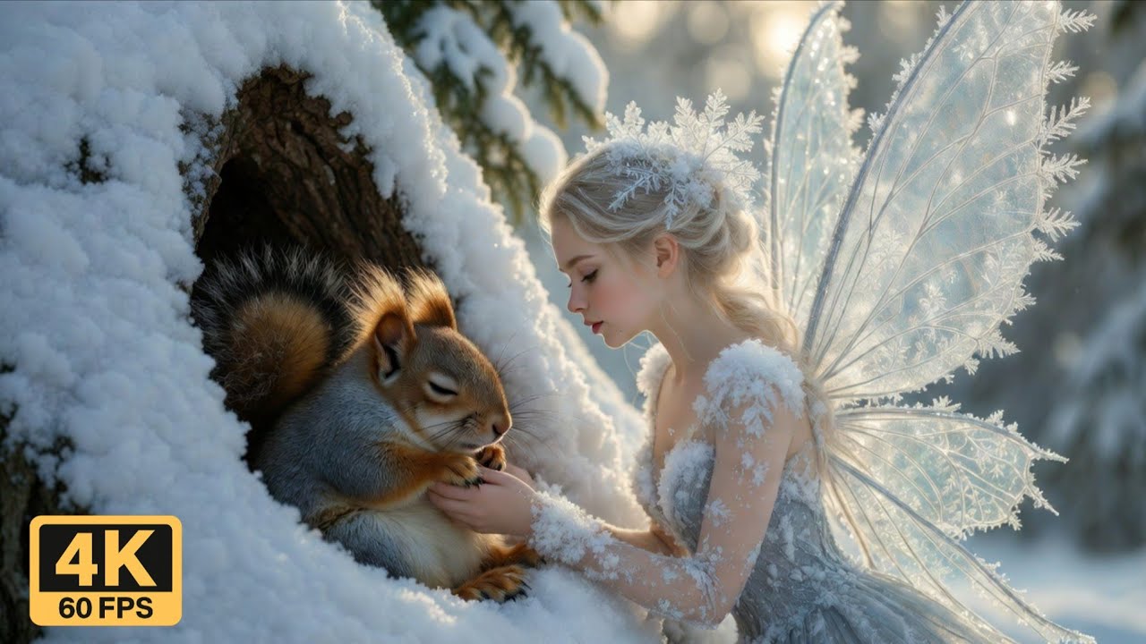 Fairies of the Quiet Winter | A Gentle Spell of Sleep | AI FANTASY ART 