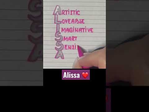Meaning of the name ALISSA #meaning #name #alissa