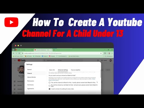 How To Create a Youtube Channel For a Child Under 13 | Easy Tutorial