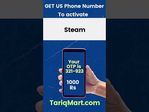 Get USA Number to Get OTP for STEAM account Activation