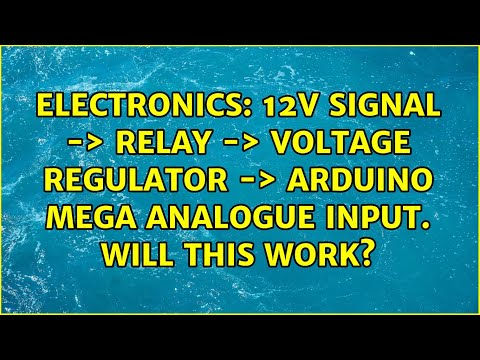 12V Signal -> Relay -> Voltage Regulator -> Arduino mega analogue input. Will this work?