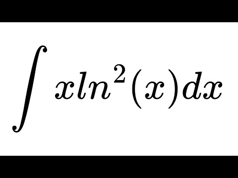 Integral of x*ln^2(x)