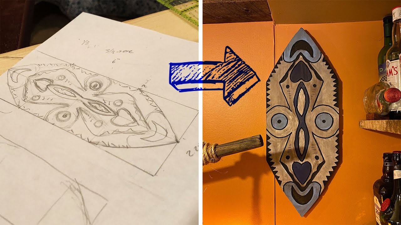 Tiki Craft: Making a Tiki Wall Panel!
