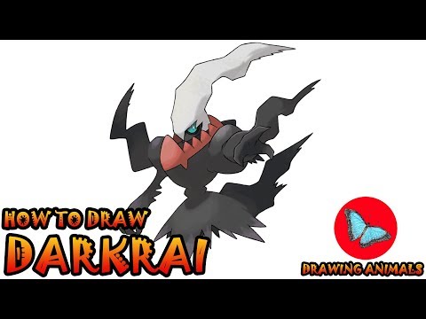 How To Draw Darkrai from Pokemon – I'm Youtuber – Follow my videos to ...