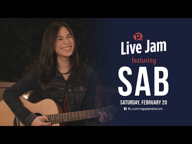 [WATCH] Rappler Live Jam: SAB