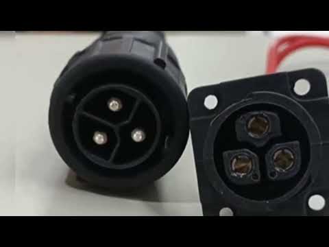 CT Series Connector - Twist Lock Connectors 3 Power Pin 60 Amp ...