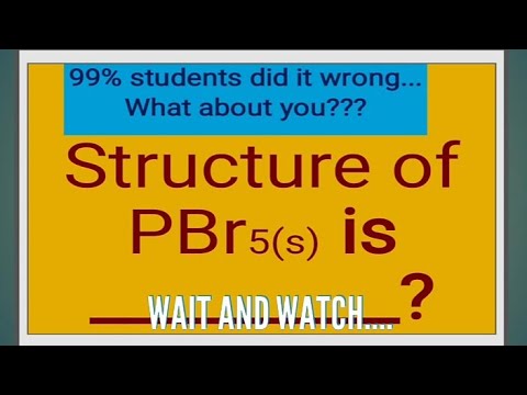 Solution of Structure of PBr5(S).