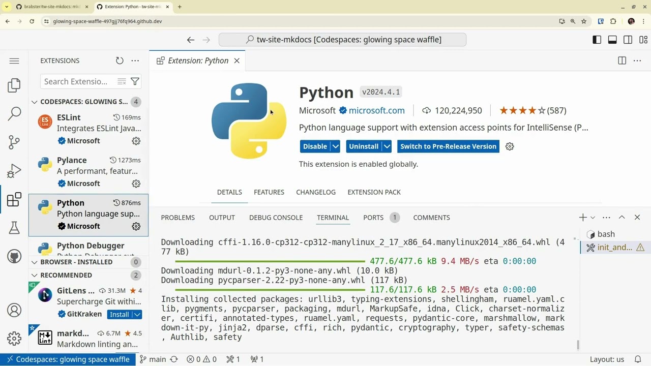 First Steps with GitHub Codespaces