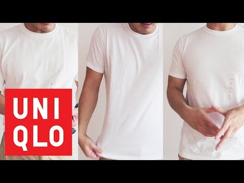 3 UNIQLO White T-Shirts Compared! - (UNIQLO U / Cotton Supima / DRY / Review)