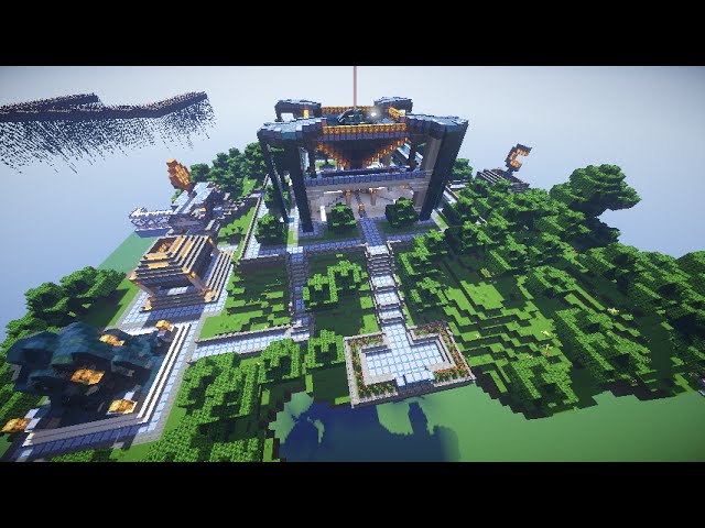 Floating Island Spawn for My Server Minecraft Map