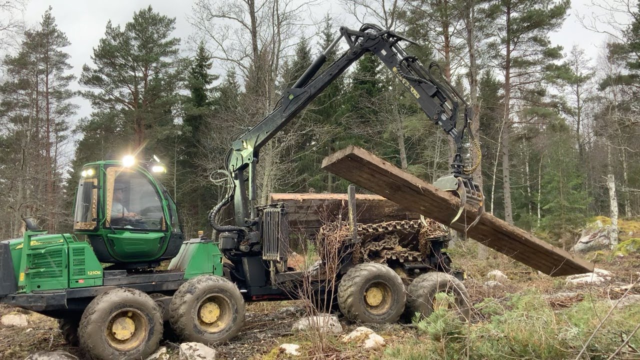 Skogsmaskin Skotare John Deere 1210E, Katrineholm,