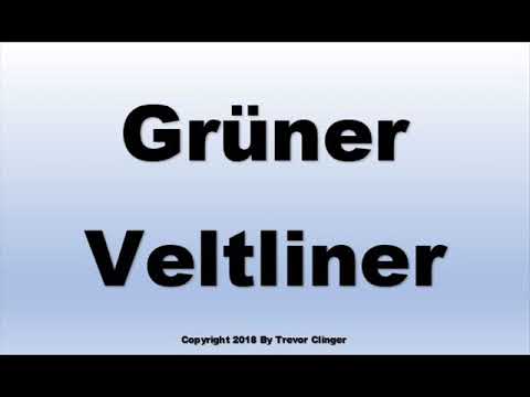 How To Pronounce Gruner Veltliner (Wine)