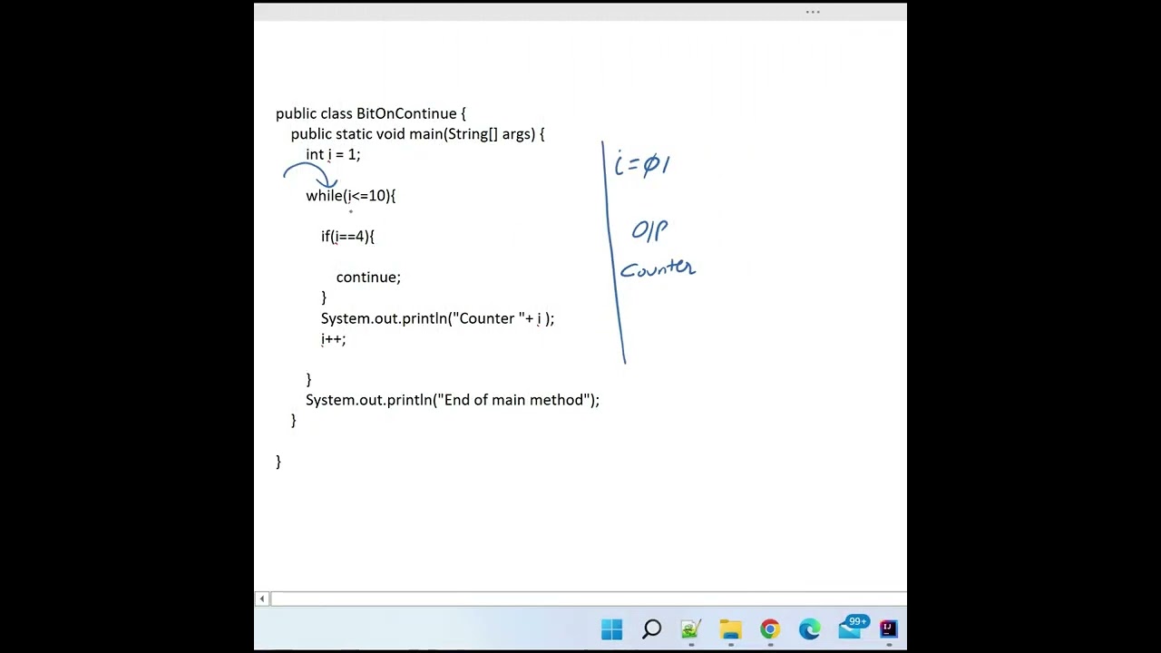 Guess the output ? #java #coding #programming #continue #practise