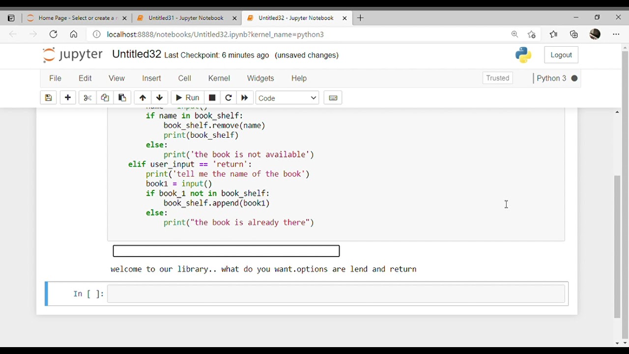 Simple Library System in Python
