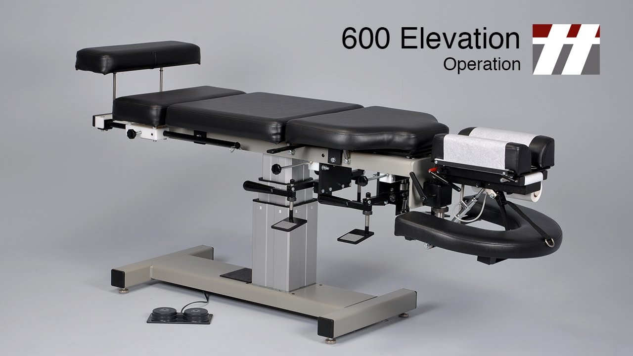 600 Elevation Operation: Thuli Chiropractic Table