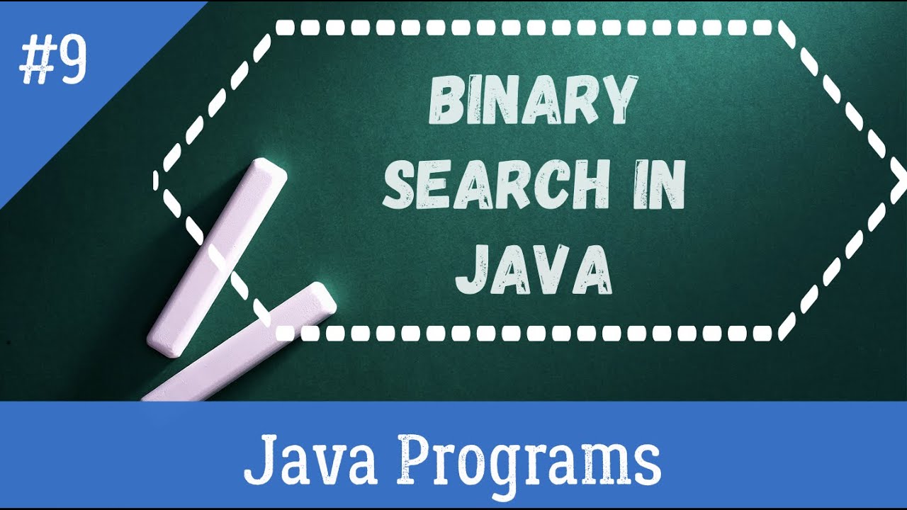 Binary Search Implementation using recursion in java #coding