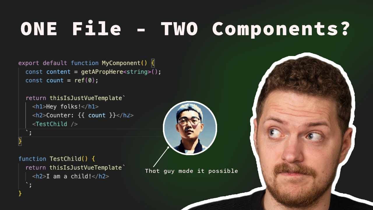 Multiple Vue Components in one File? Vue Vine makes it possible