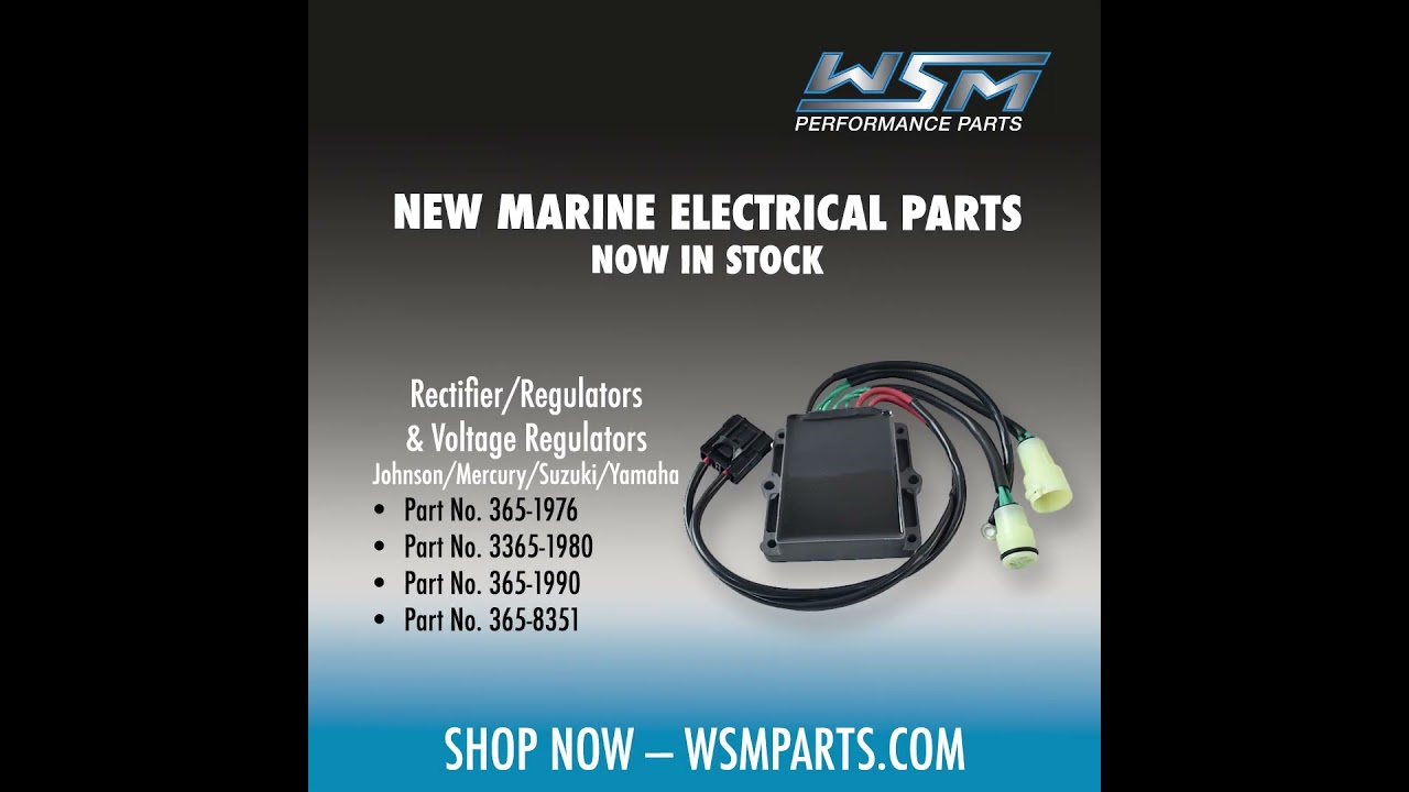 New WSM brand Marine Electrical Parts