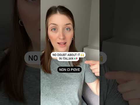 Learn how to say no doubt about it in Italian #language #europeanlanguage #italianway