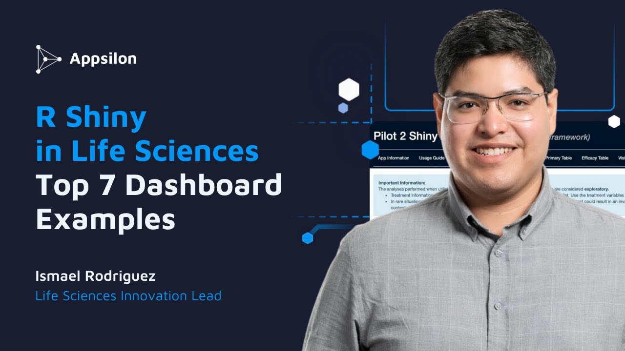 R Shiny in Life Sciences – Top 7 Dashboard Examples by Ismael Rodriguez