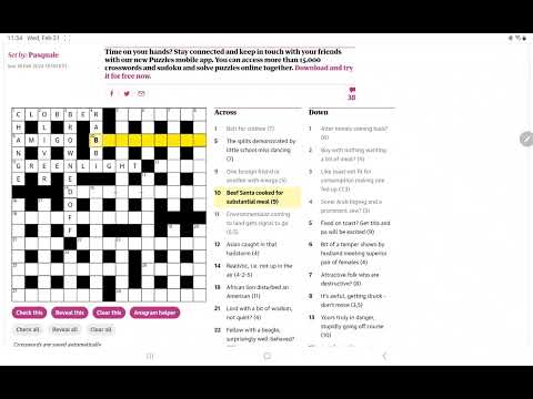 Guardian Quiptic Crossword (No. 1,265)