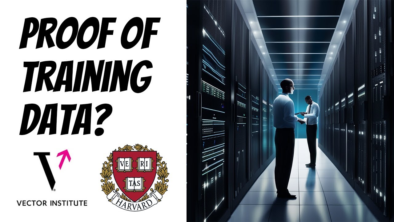 Can we verify training data?