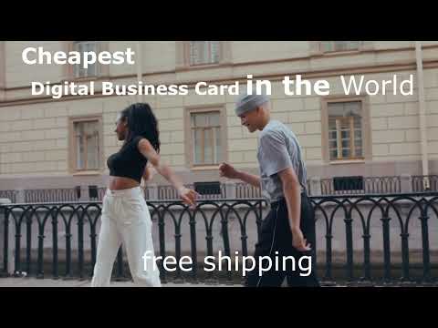 Create your own cheap NFC VIRTUAL BUSINESS CARD and FREE shipping!
