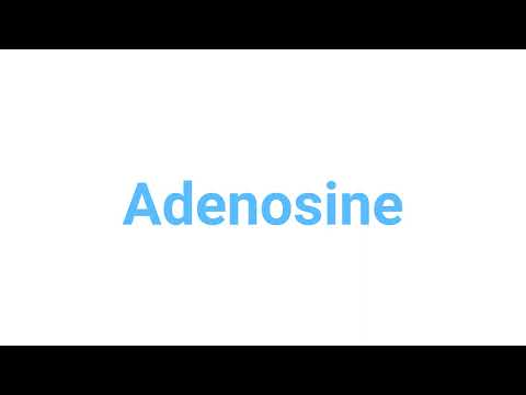 How to Pronounce adenosine #adenosine #english #words