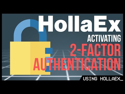 Using HollaEx Exchanges — Activating 2FA