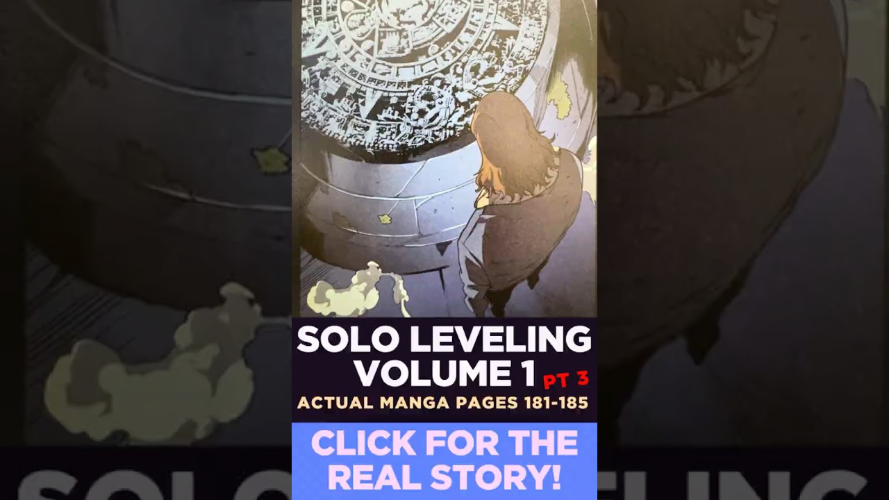 Solo Leveling Full Story Volume 1 Pages 181—185 Part 3 | Actual Manga Book Review & Reaction