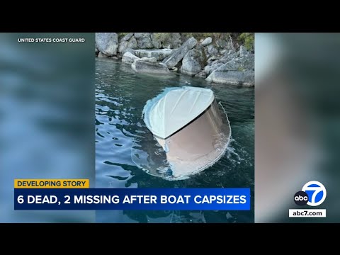 At least 6 dead, 2 missing after boat capsizes on Lake Tahoe during storm
